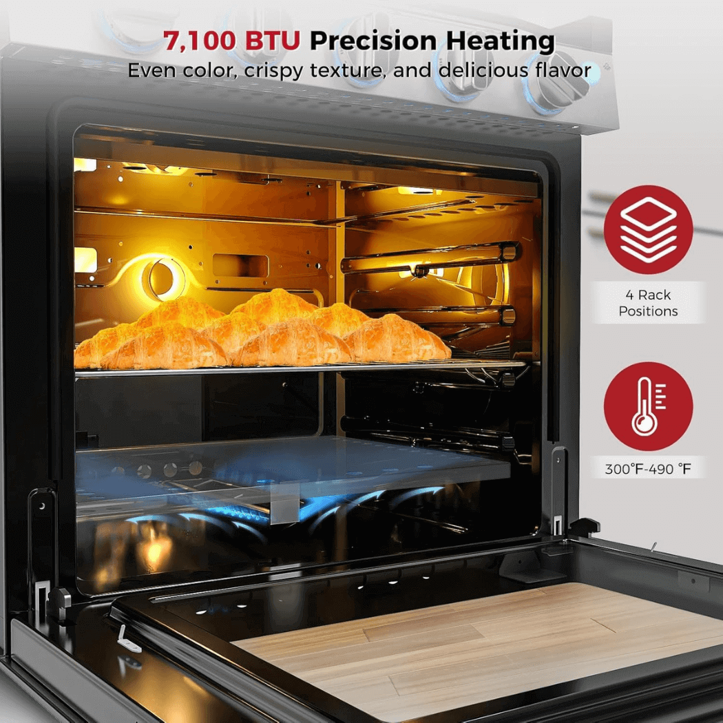 Camplux RV Stove Gas Range Oven w/ 3 Burners Cooktop 21 Inches CLASSIC – NH Overland