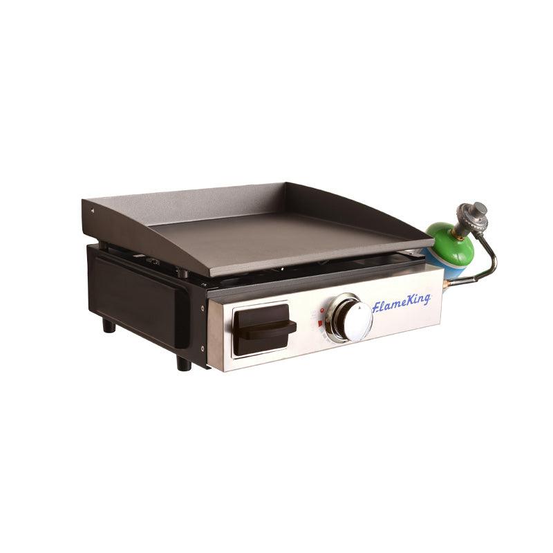 Flame King Flat Top Portable Propane Cast Iron Grill Griddle – NH Overland