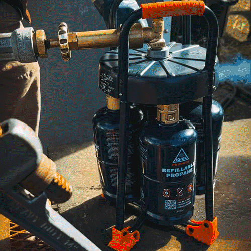 TapRack Refillable Propane System – NH Overland